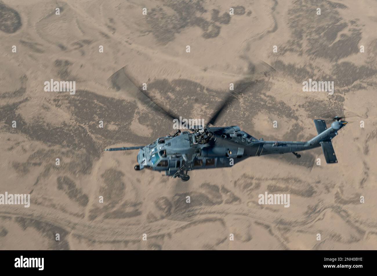 A U.S. Air Force HH-60G Pave Hawk helicopter assigned to the 1st ...
