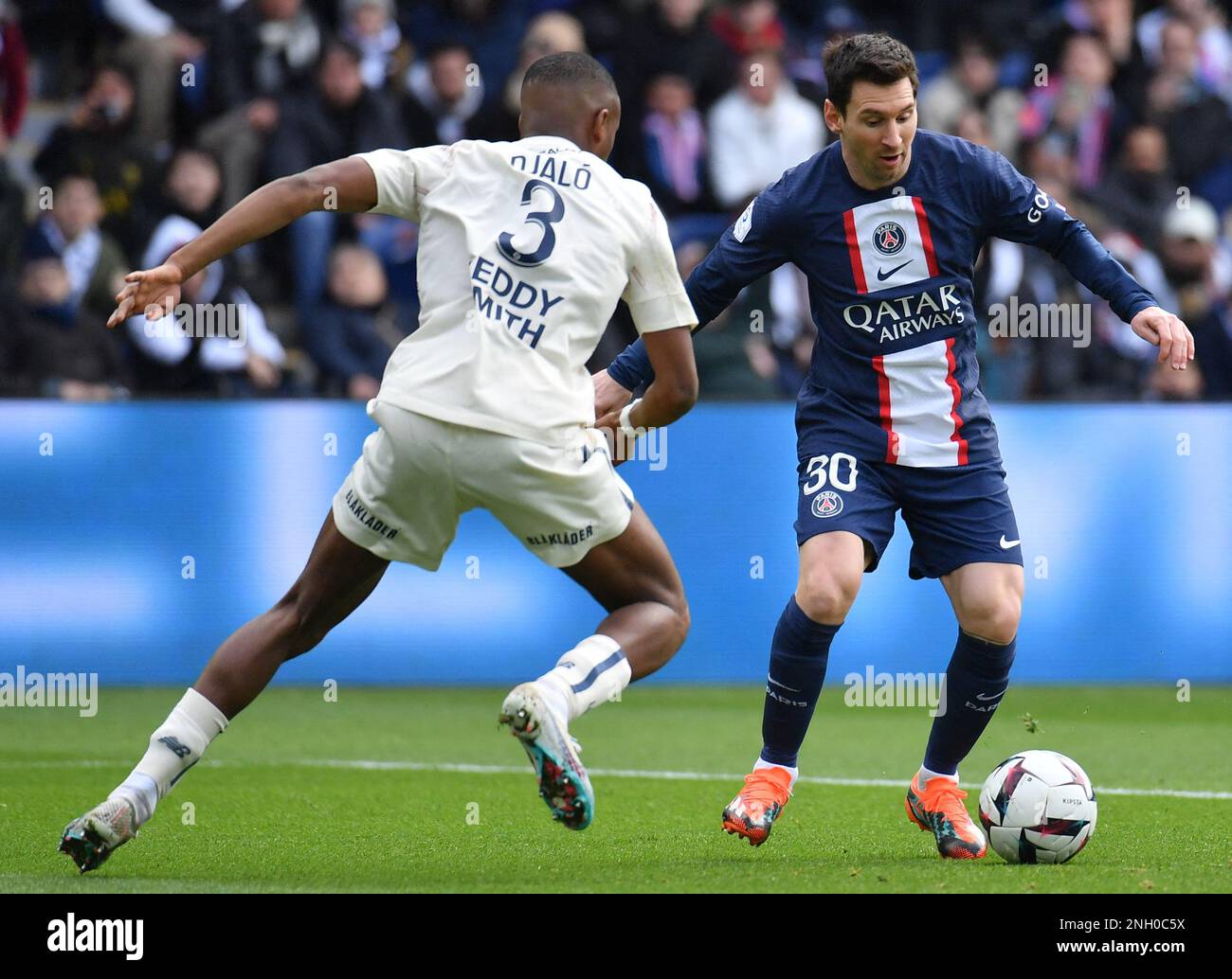 Lionel Messi during the French Ligue 1 Paris Saint-Germain (PSG) v ...