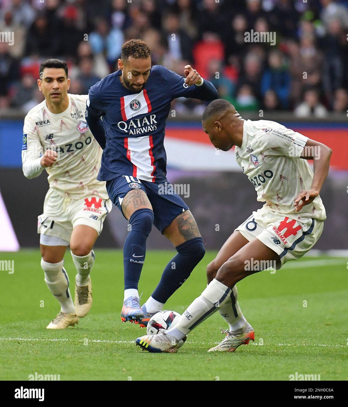 PSG's Neymar during the French Ligue 1 Paris Saint-Germain (PSG) v ...