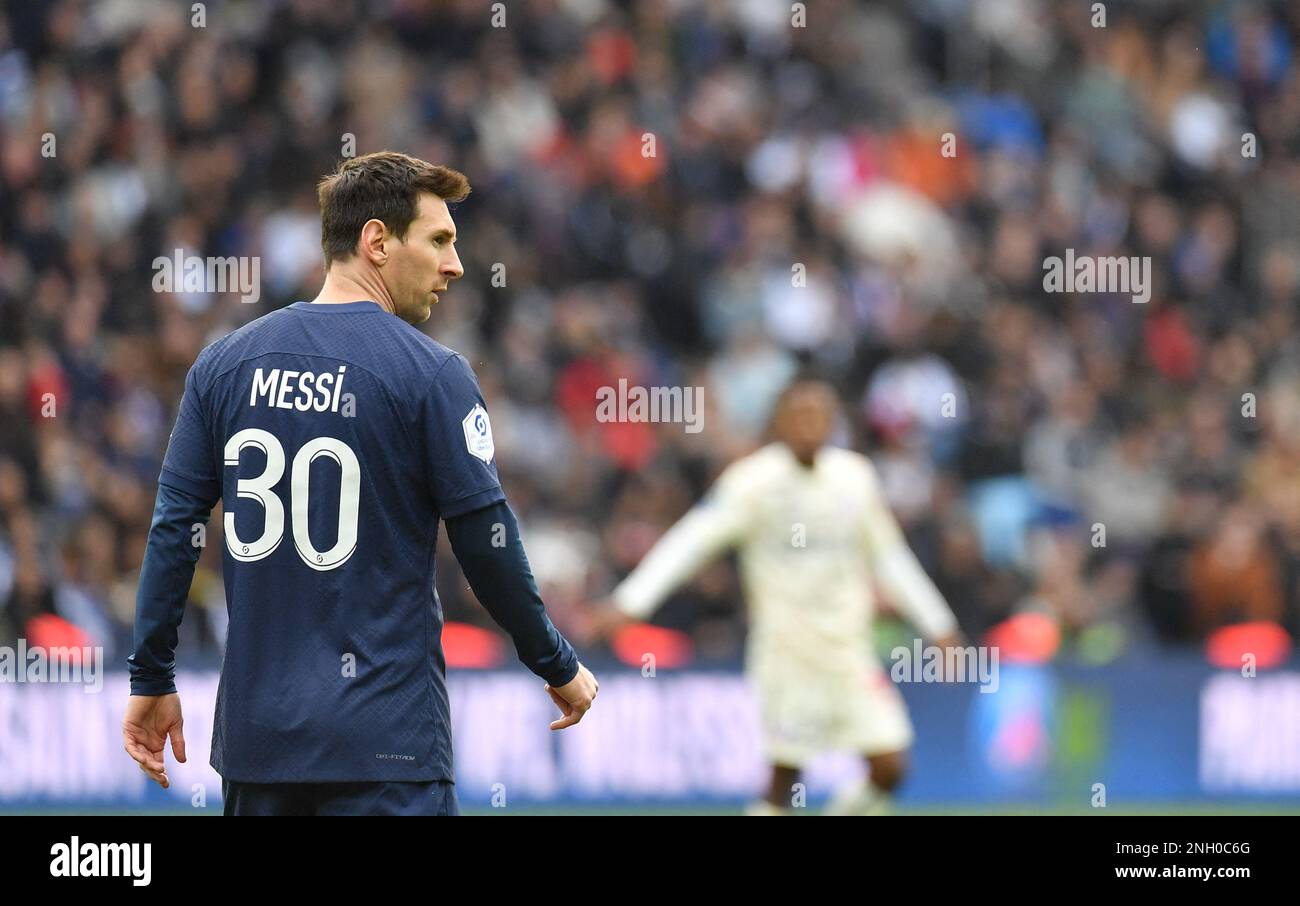Lionel Messi during the French Ligue 1 Paris Saint-Germain (PSG) v ...