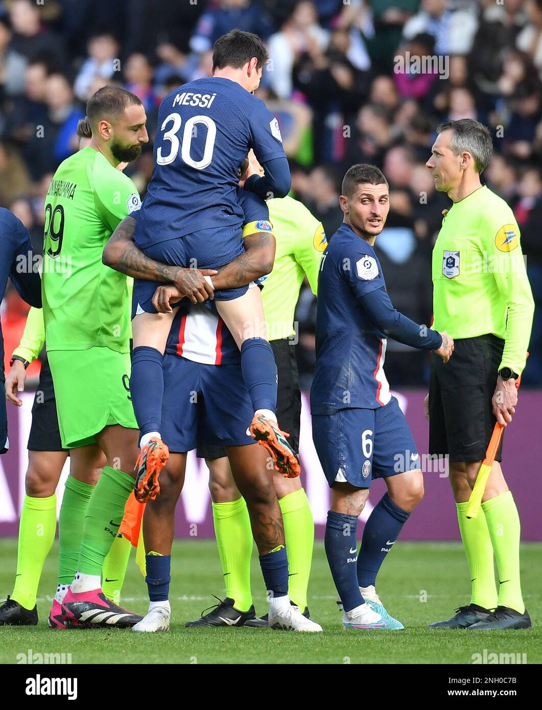 Lionel Messi during the French Ligue 1 Paris Saint-Germain (PSG) v ...