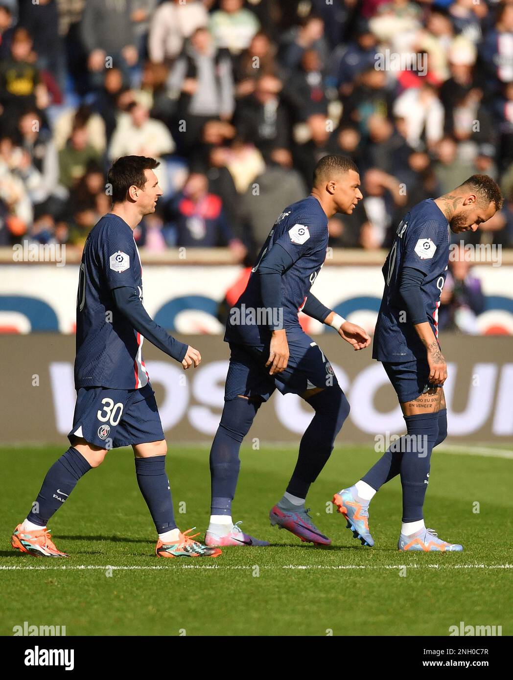 Messi mbappe neymar hi-res stock photography and images - Alamy