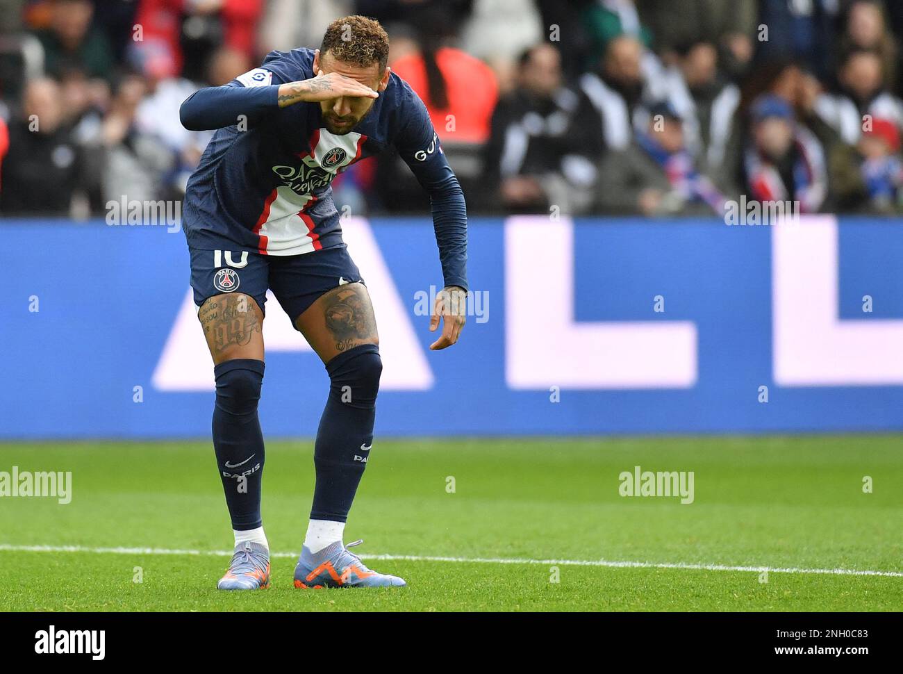 PSG's Neymar during the French Ligue 1 Paris Saint-Germain (PSG) v ...