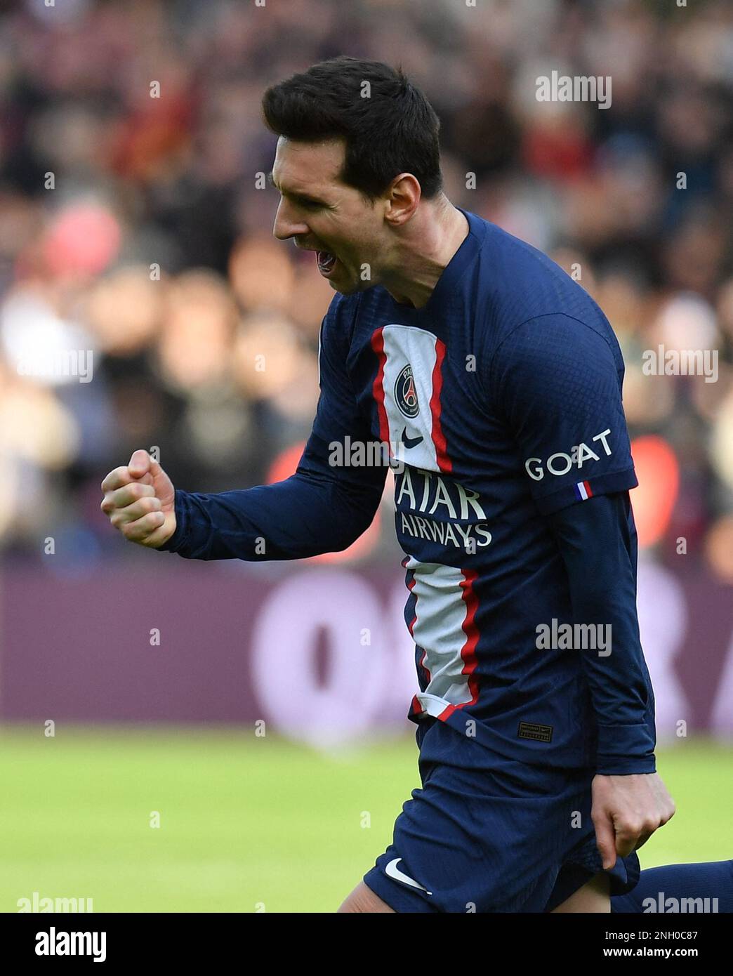 Lionel Messi during the French Ligue 1 Paris Saint-Germain (PSG) v ...
