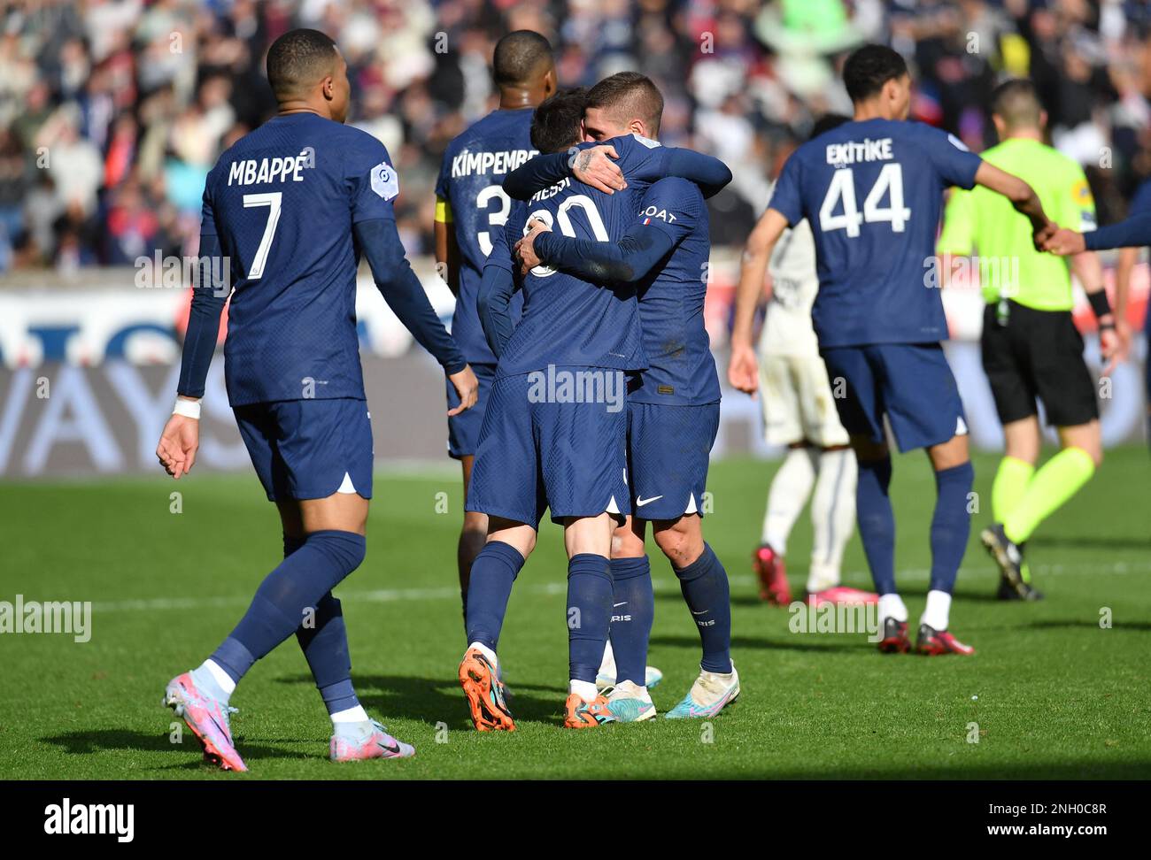 Lionel Messi during the French Ligue 1 Paris Saint-Germain (PSG) v ...