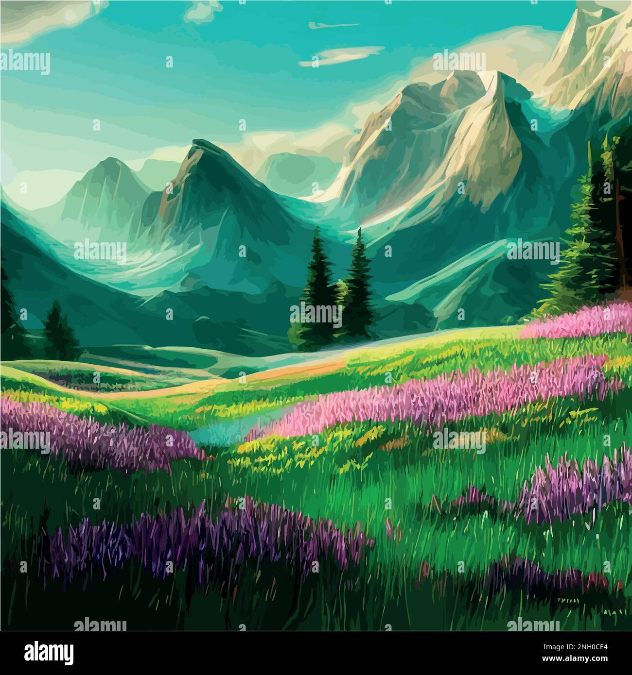 Rock steppe Stock Vector Images - Alamy