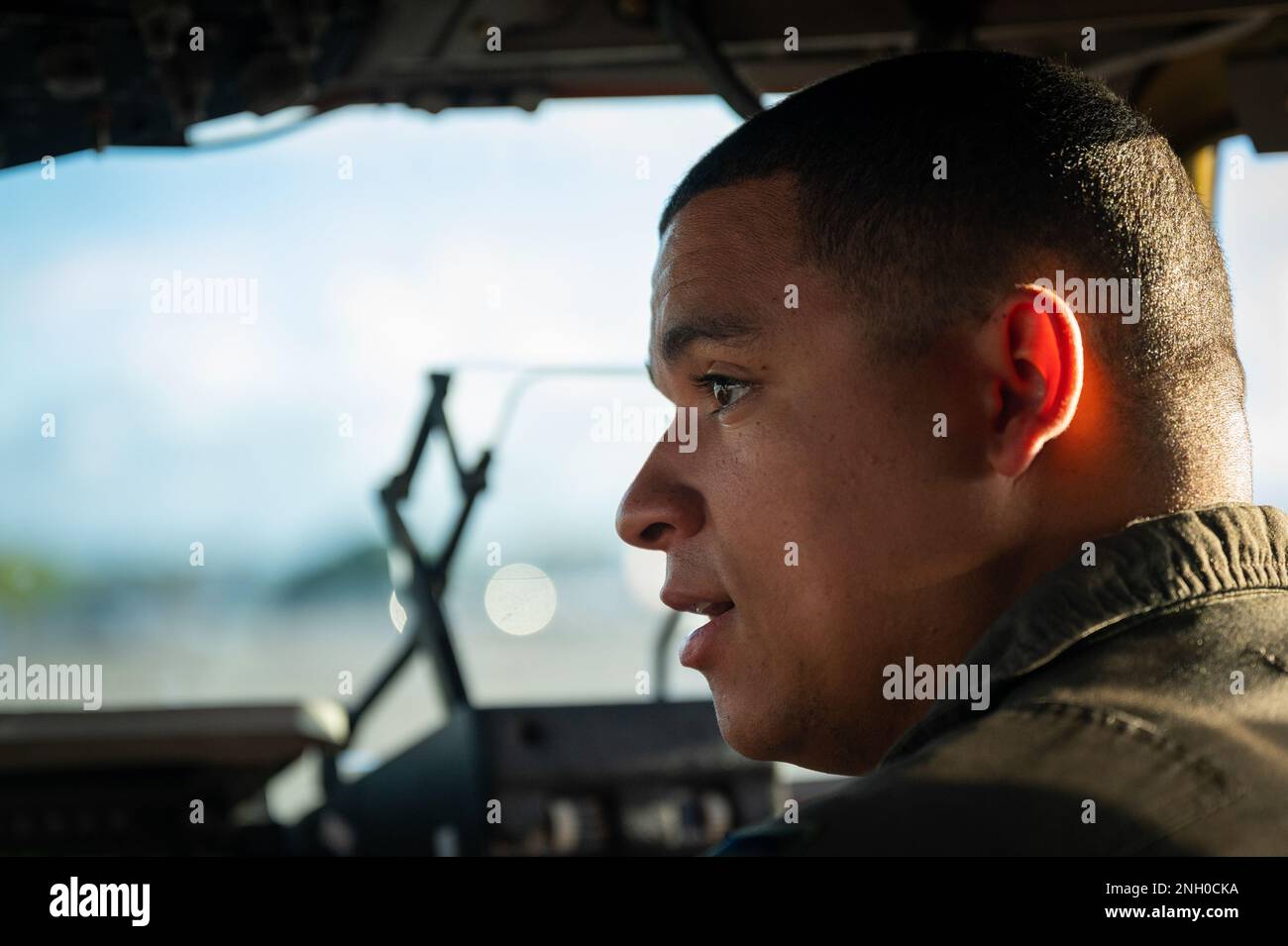 U.S. Air Force Capt. Garrett Mason, a pilot assigned to the 15th ...