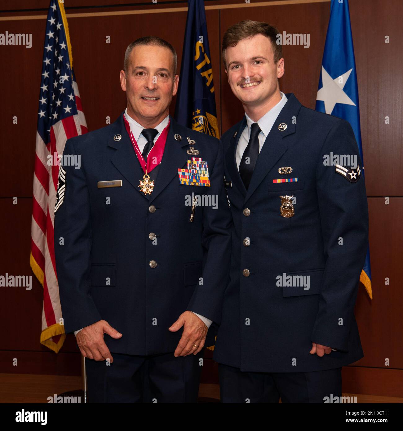 Command Chief Master Sgt. Daniel C. Conner pauses for photo with his ...