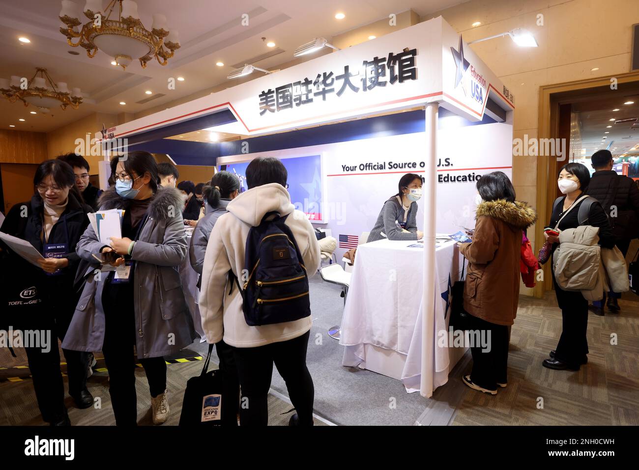 **CHINESE MAINLAND, HONG KONG, MACAU AND TAIWAN OUT** People visit the ...