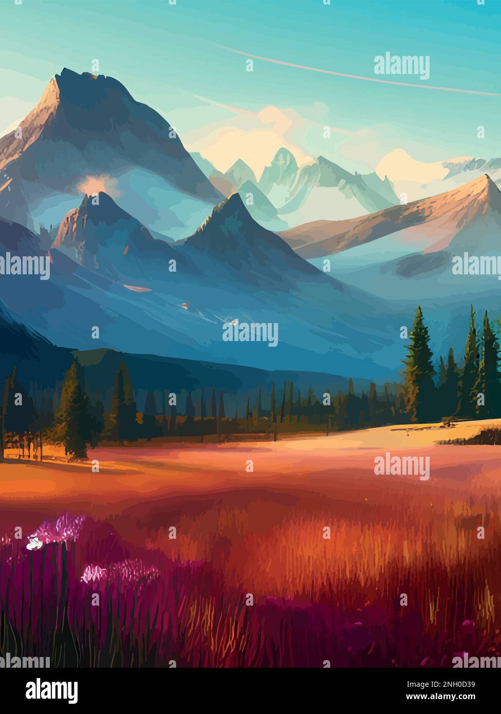 Eco tourism vertical Stock Vector Images - Alamy