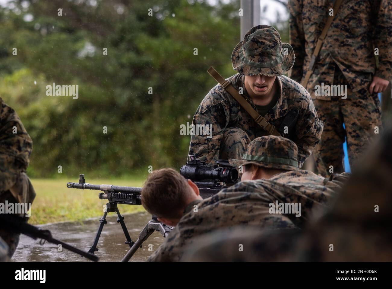 U.S. Marine Corps Cpl. Jared Earp, a combat engineer with Marine Wing ...