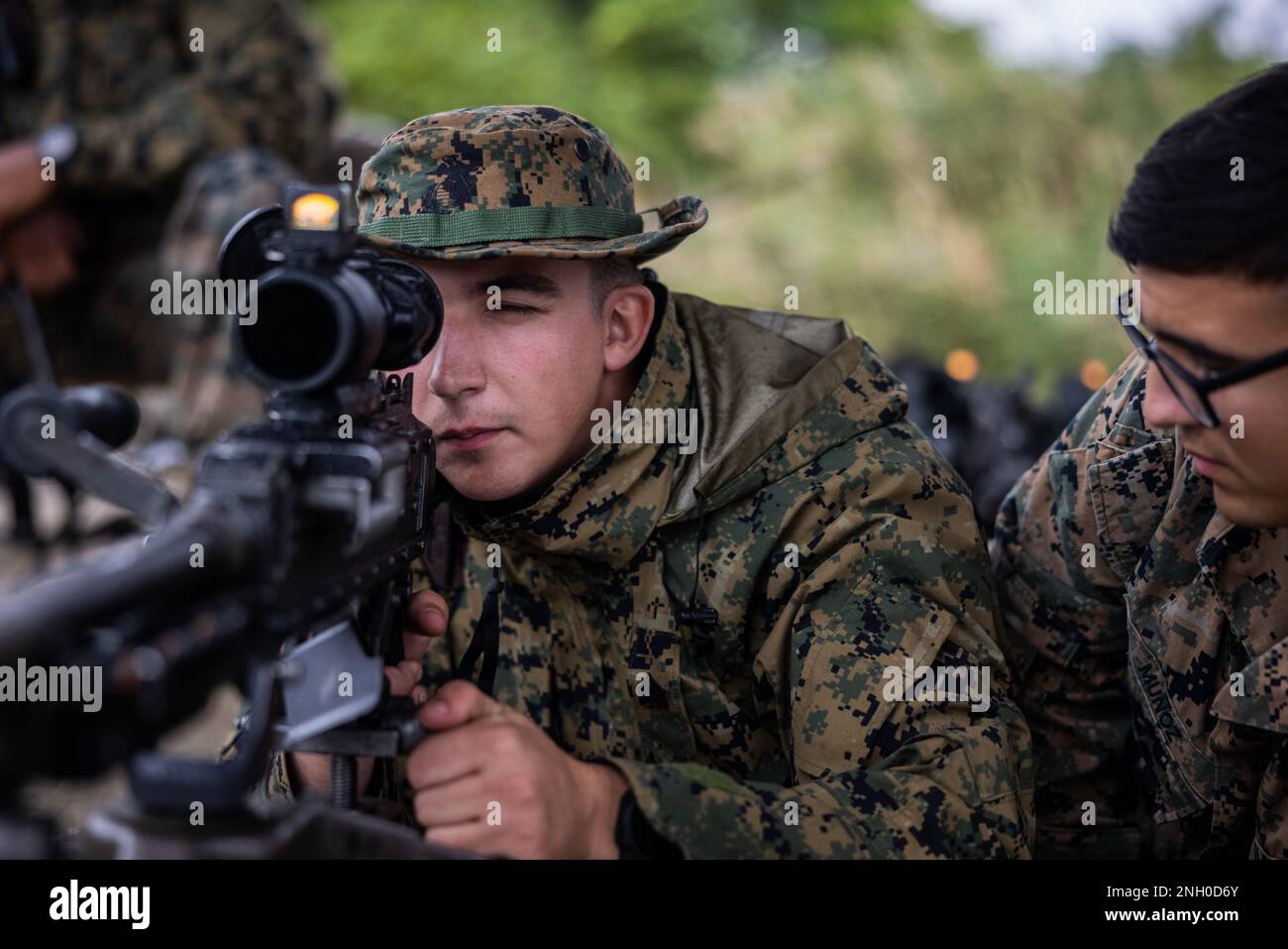 U.S. Marine Corps Sgt. Josh McEnroe, a combat engineer with Marine Wing ...