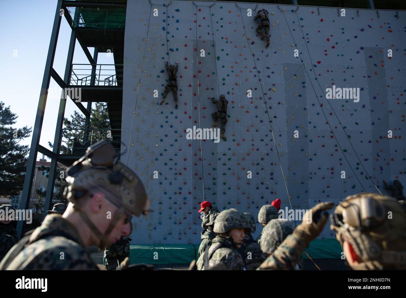 U.S. Marines with 3d Battalion, 4th Marines and Republic of Korea ...
