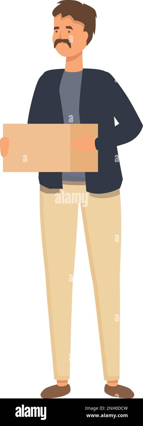 Jobless man icon cartoon vector. Poor people. Money crisis Stock Vector ...