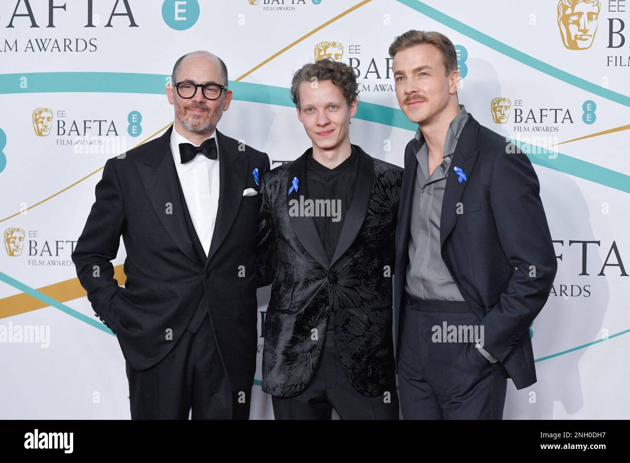 Edward Berger, Felix Kammerer and Albrecht Schuch attending the EE ...