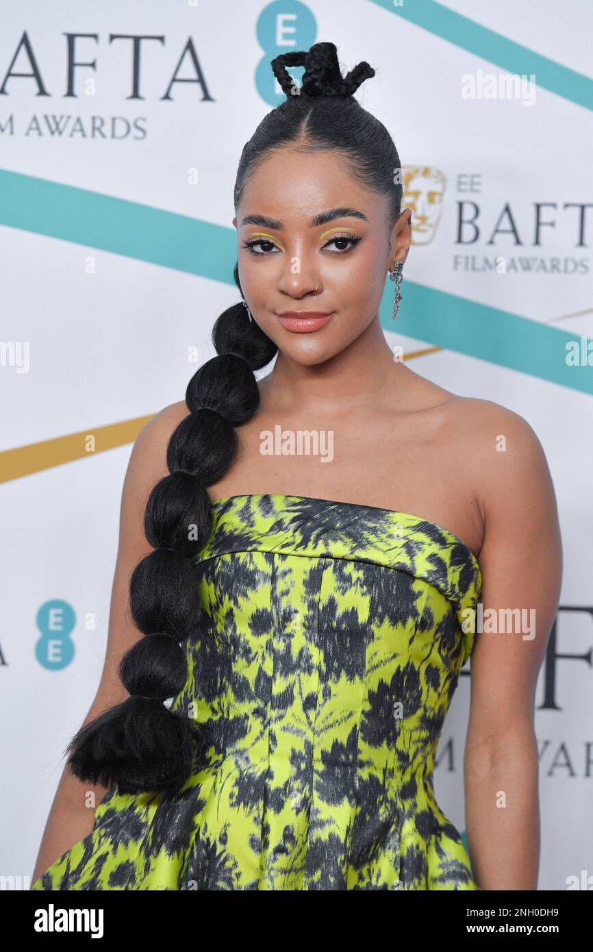 Sara Collins attending the EE BAFTA Film Awards 2023 at The Royal ...