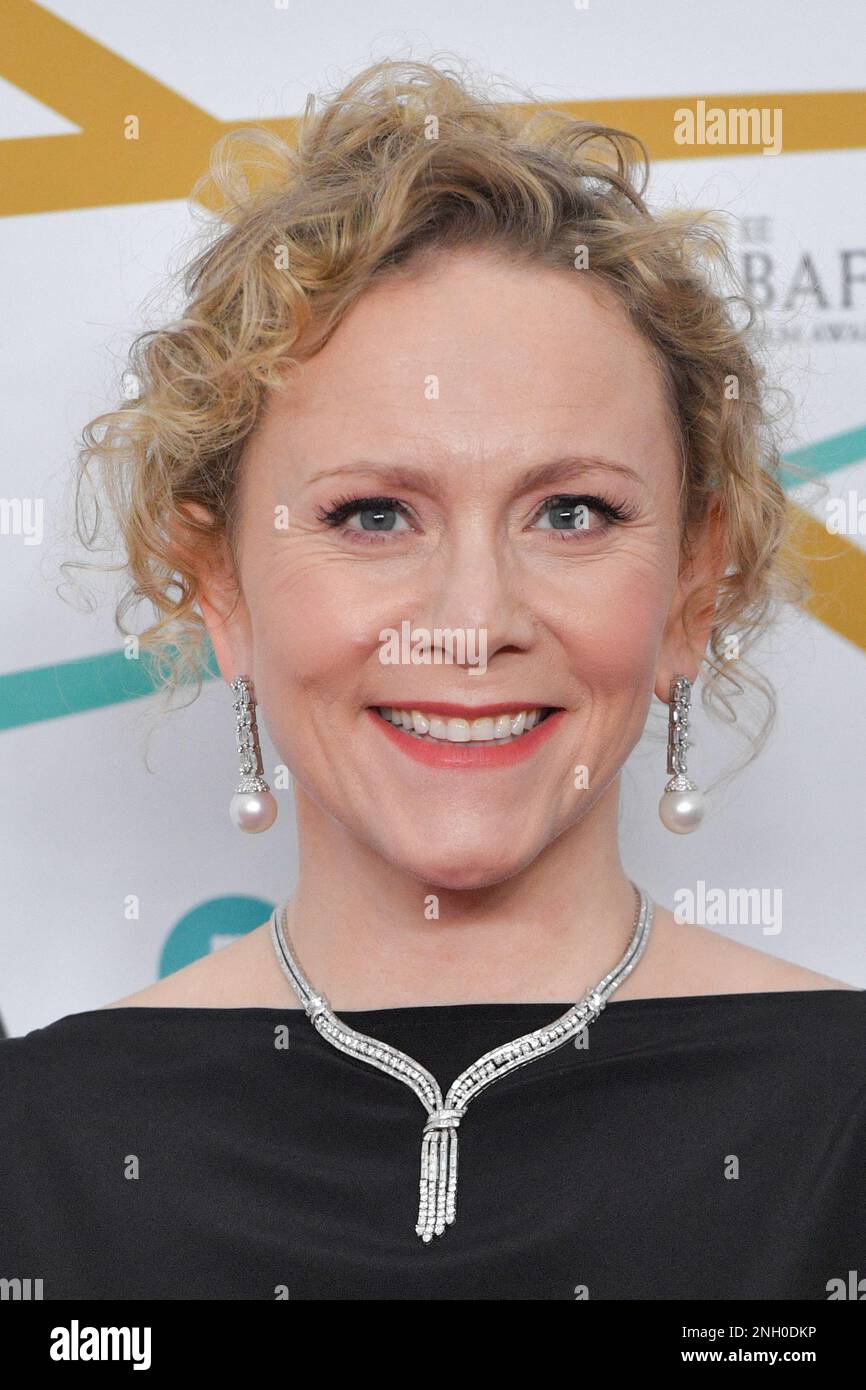 Anna Higgs attending the EE BAFTA Film Awards 2023 at The Royal ...