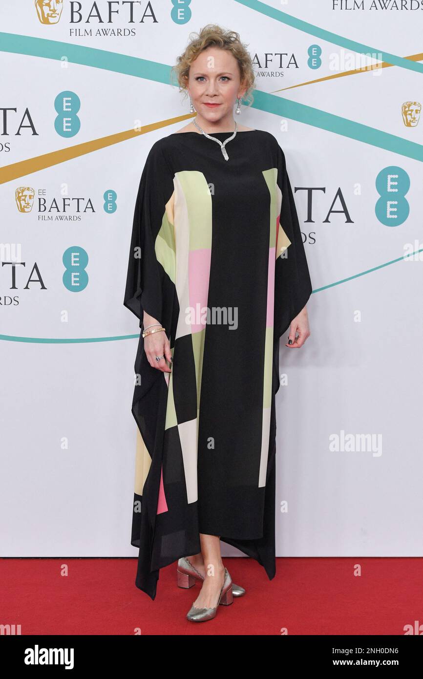 Anna Higgs attending the EE BAFTA Film Awards 2023 at The Royal ...