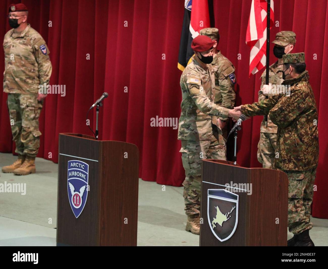 The Commanding General of the 11th Airborne Division, Maj. Gen. Brian ...