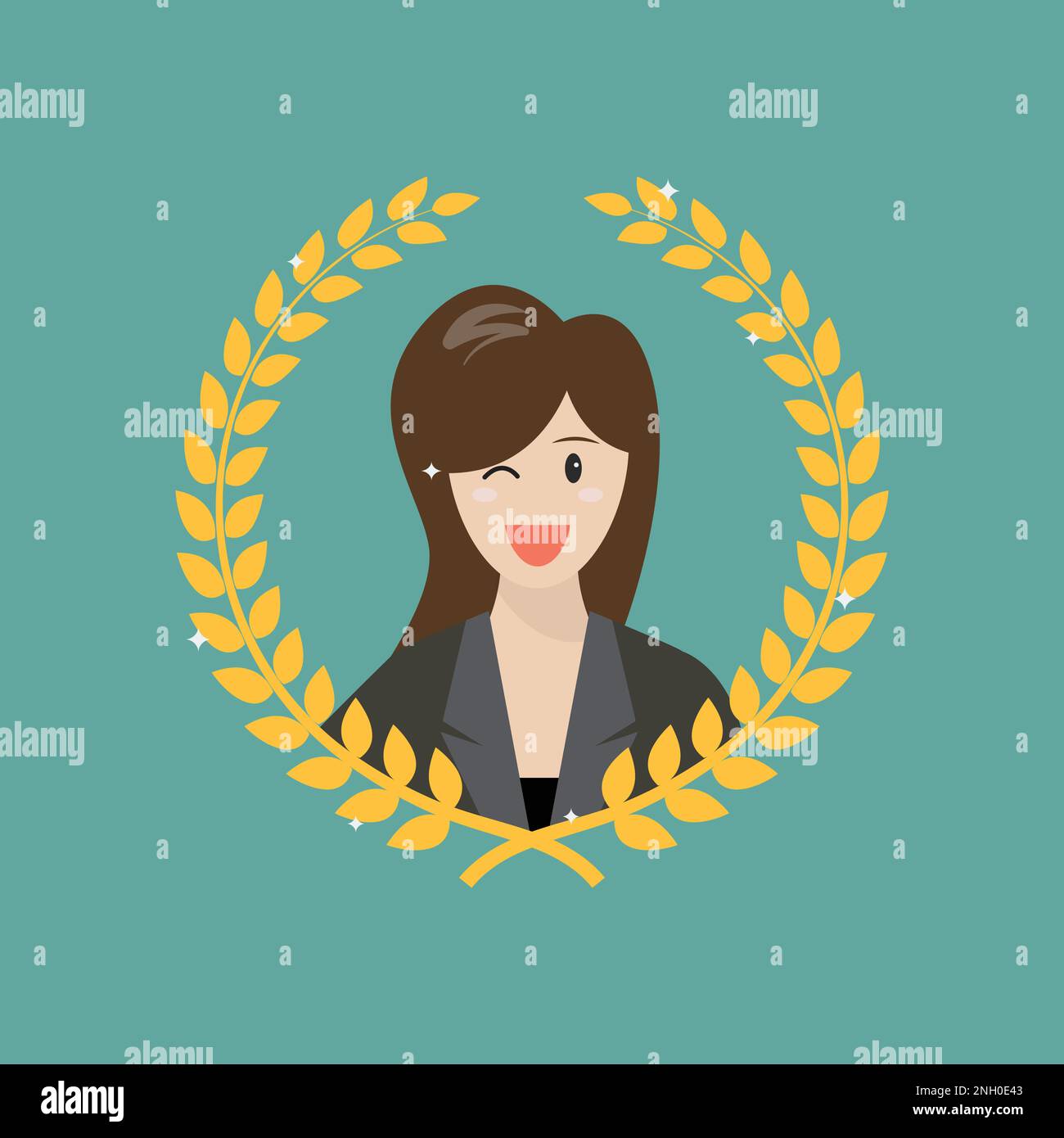 Champion of the week Stock Vector Images - Alamy