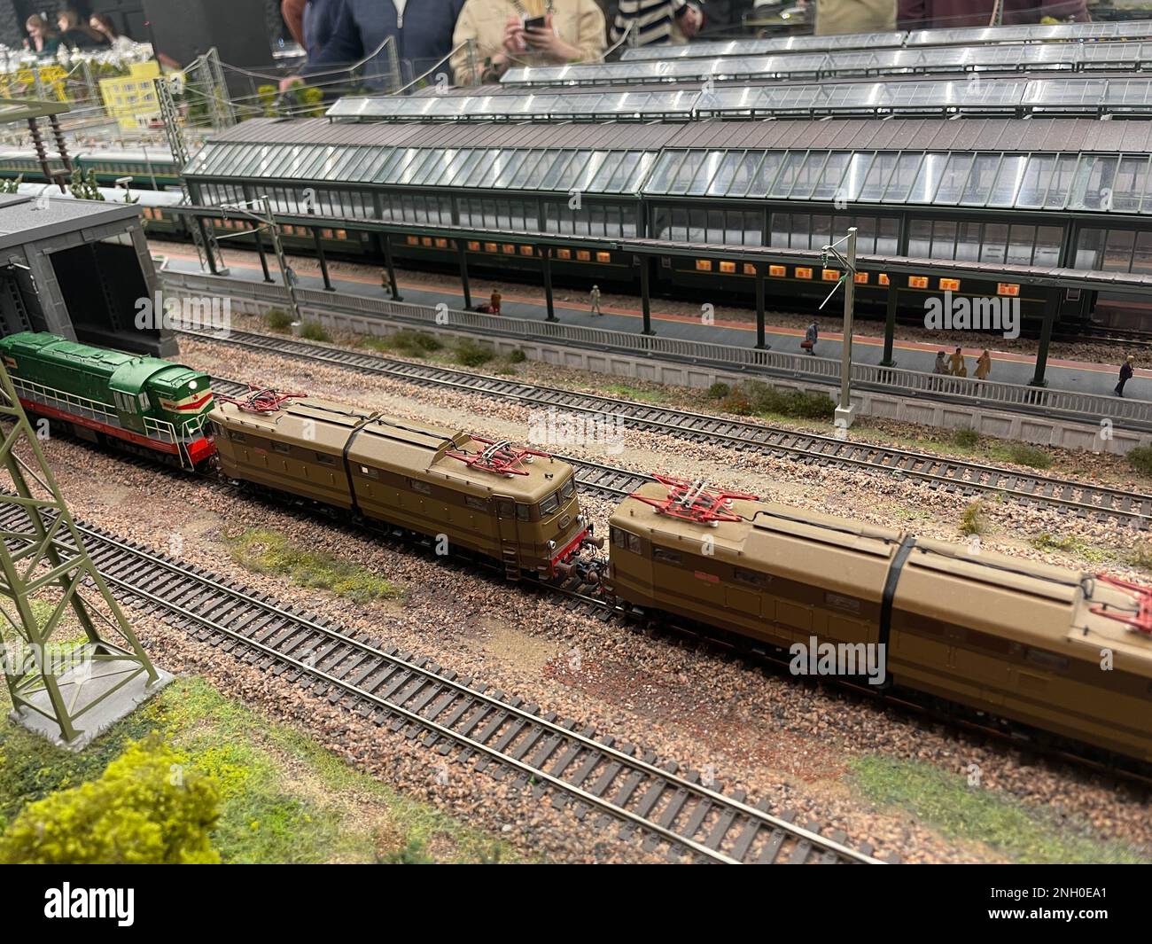 Detailed model of different cities on the planet earth Stock Photo - Alamy