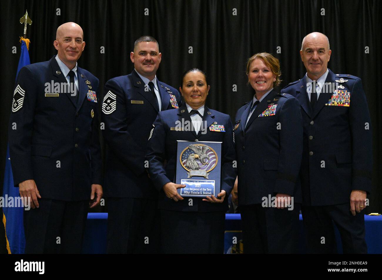 U.S. Air Force Master Sergeant Natalie Bakhsh, 175th Wing first ...