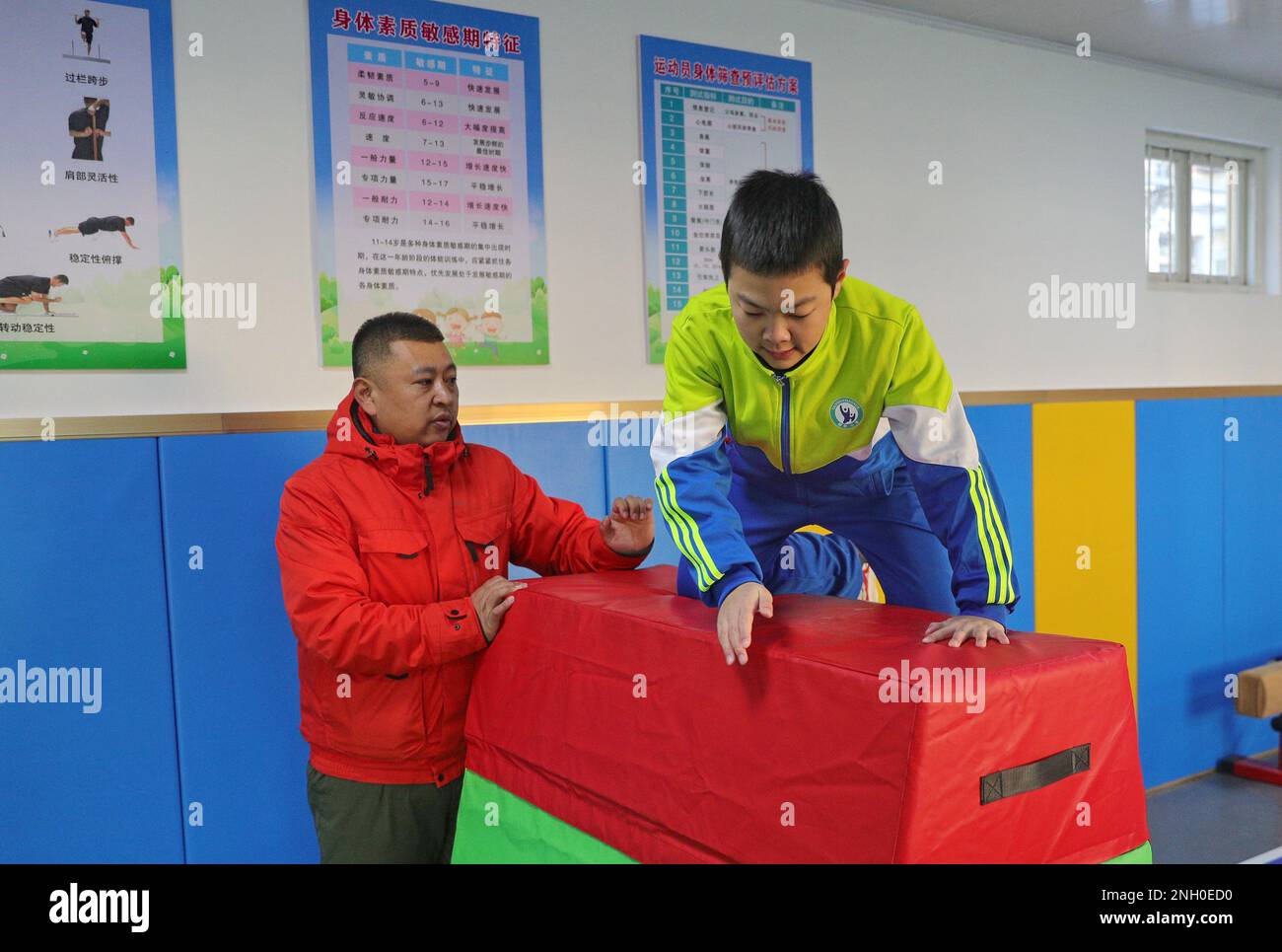 QINHUANGDAO, CHINA - FEBRUARY 20, 2023 - A teacher leads students ... QINHUANGDAO, CHINA - FEBRUARY 20, 2023 - A teacher leads students ...