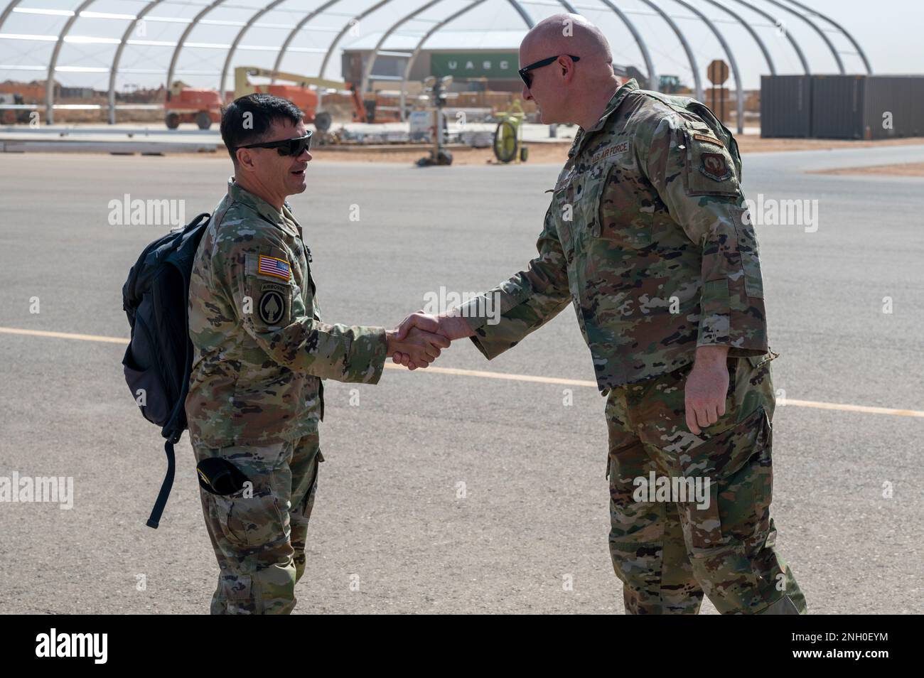 U.S. Air Force Lt. Col. John Barrett, 724th Expeditionary Air Base ...