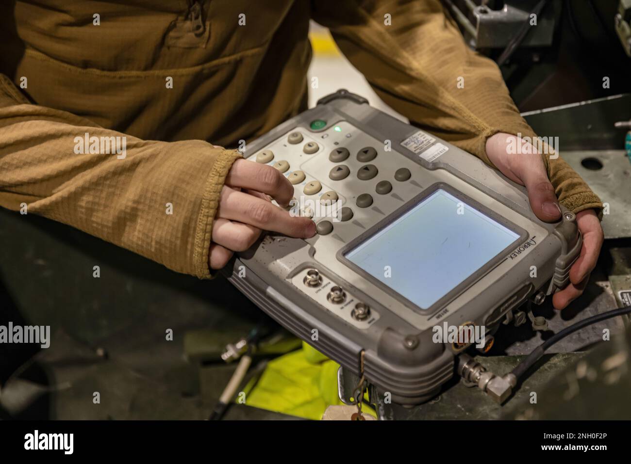 U.S. Marine Corps Cpl. Holden Banfield, a telephone systems/personal ...