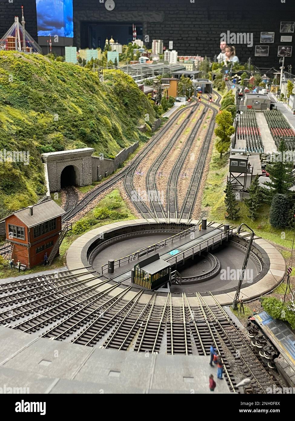 Detailed model of different cities on the planet earth Stock Photo - Alamy