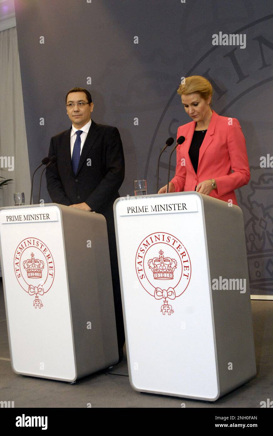 Copenhagen / Denmark. Ms.Helle Thorning-Schmidt danish prime minister ...