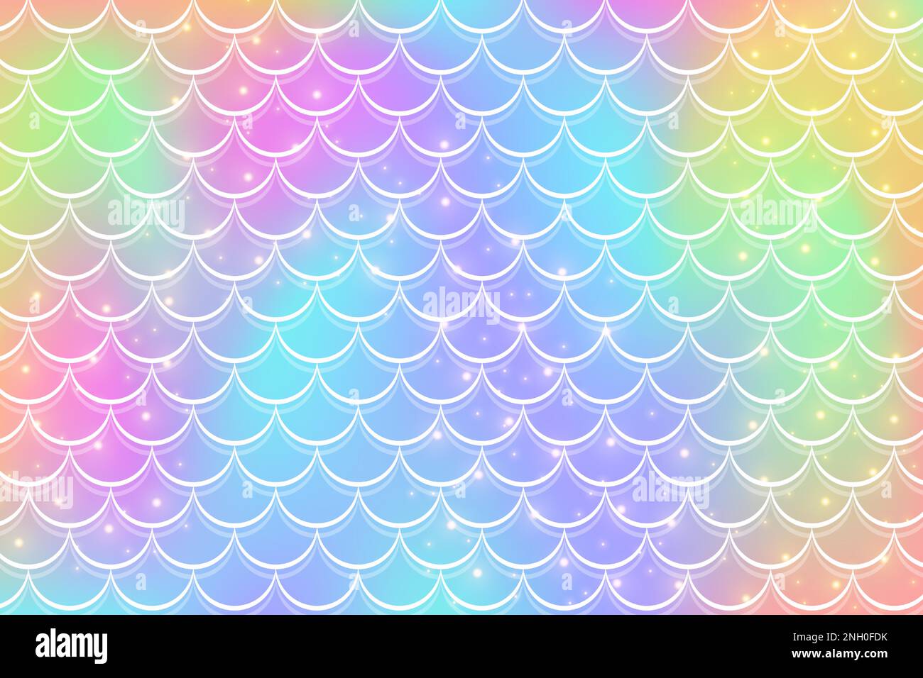 Mermaid rainbow background in fantasy style with scales. Unicorn ...