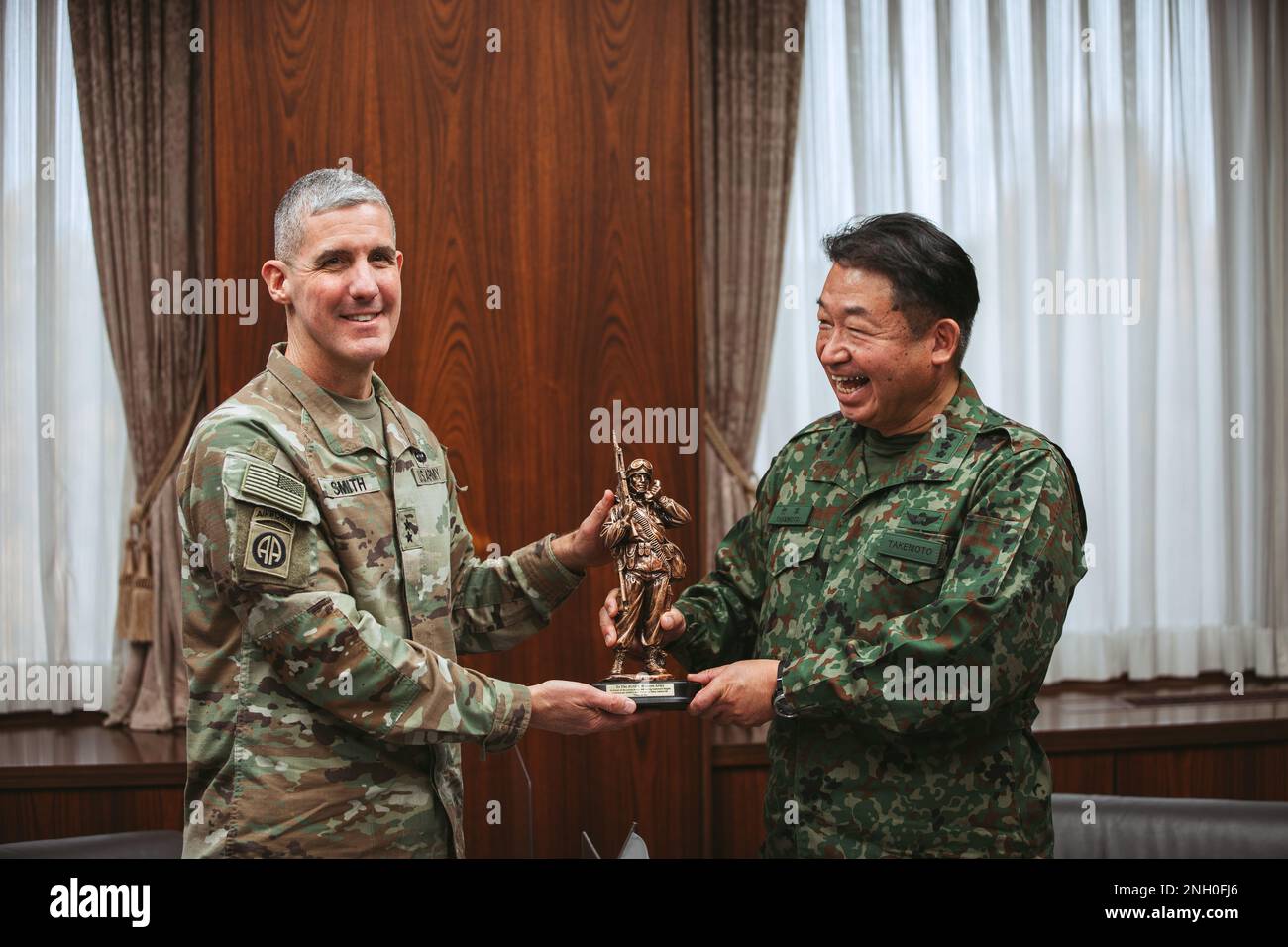 Maj. General Stephen G. Smith, 7th Infantry Division commanding General ...