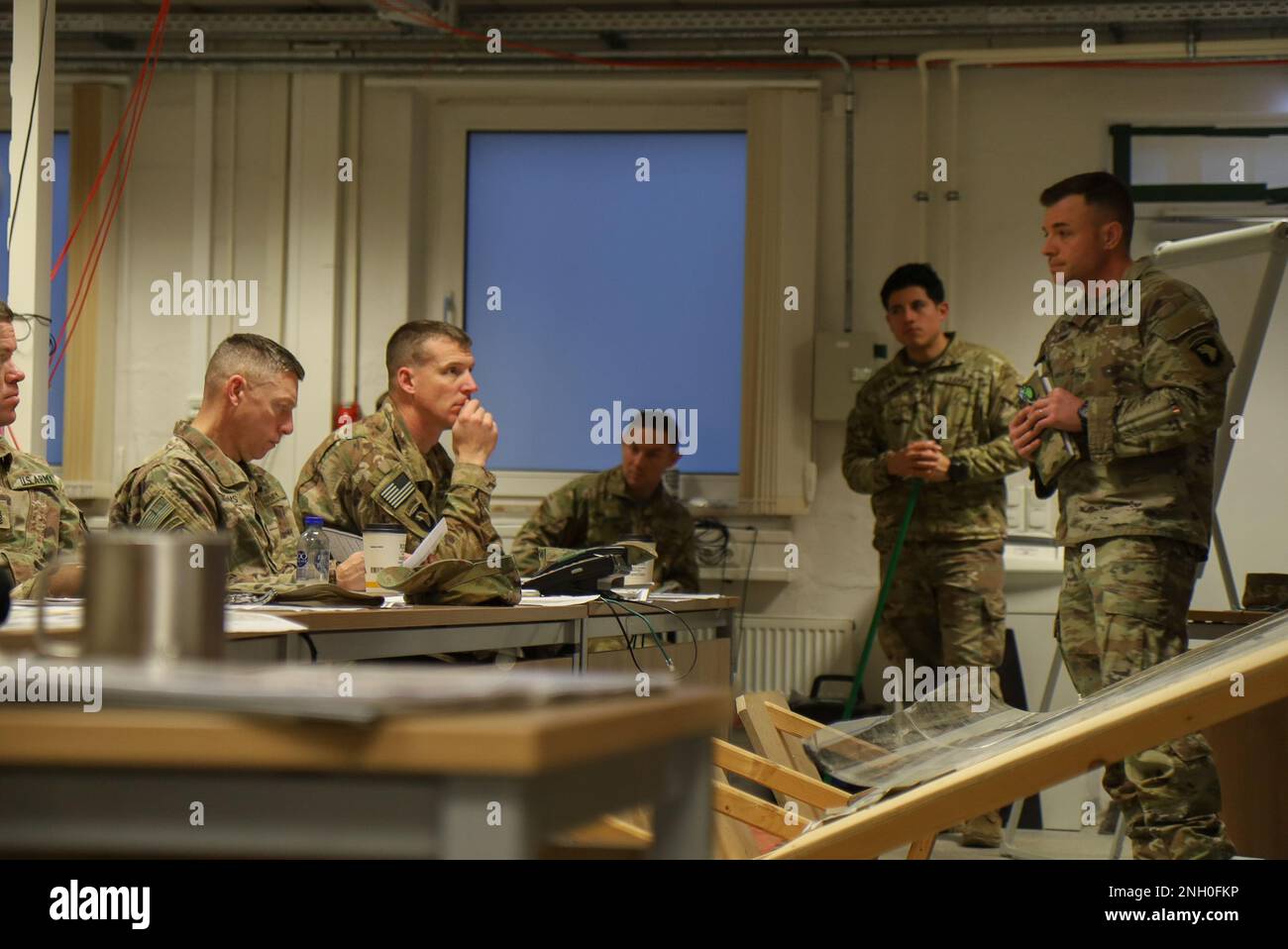 Warrant Officer Ronald Brand, 2nd Brigade Combat Team command and ...