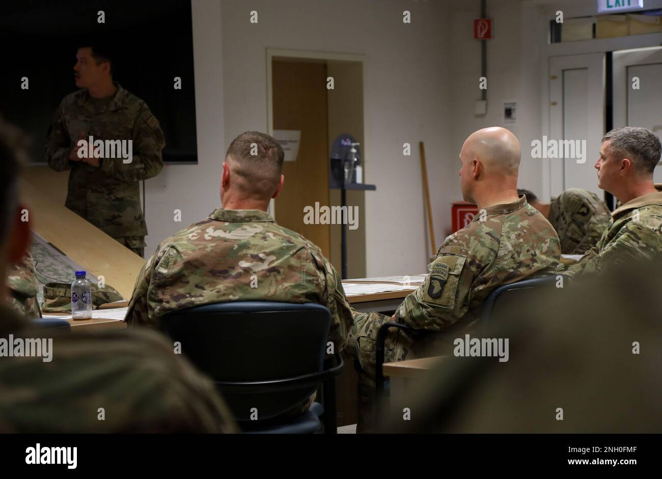 Leaders and staff from 2nd Brigade Combat Team, 101st Airborne Division ...
