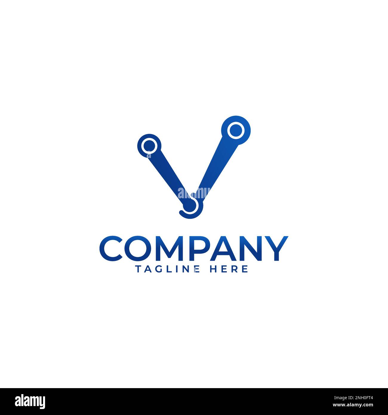 modern creative letter v logo design Stock Vector Image & Art - Alamy