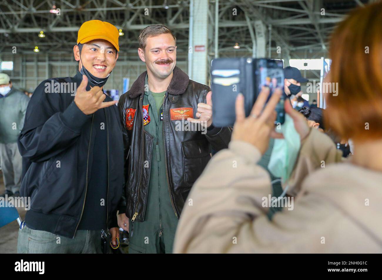 U.S. Marine Corps Capt. Reagan Reynolds, a pilot with Marine Fighter ...