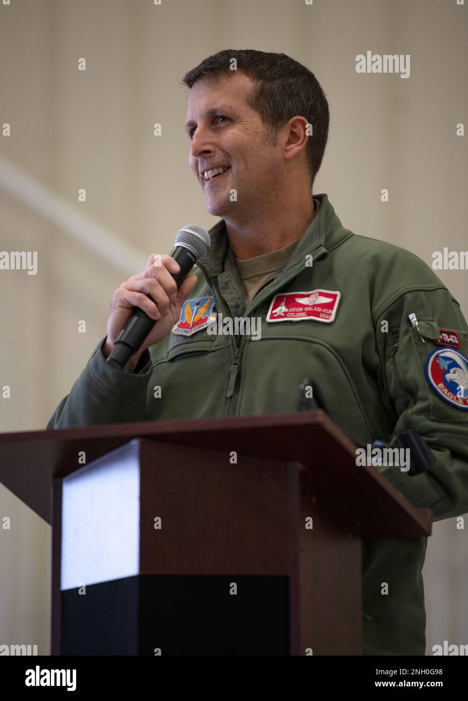 U.S. Air Force Col. David ‘Moon’ Halasi-kun, 104th Fighter Wing ...