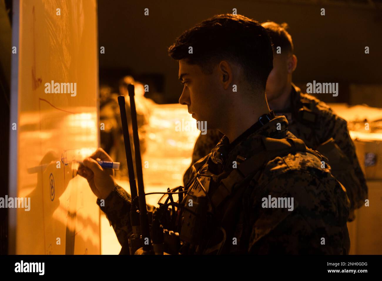U.S. Marine Corps Capt. Lucas Mckee, a forward air controller officer ...