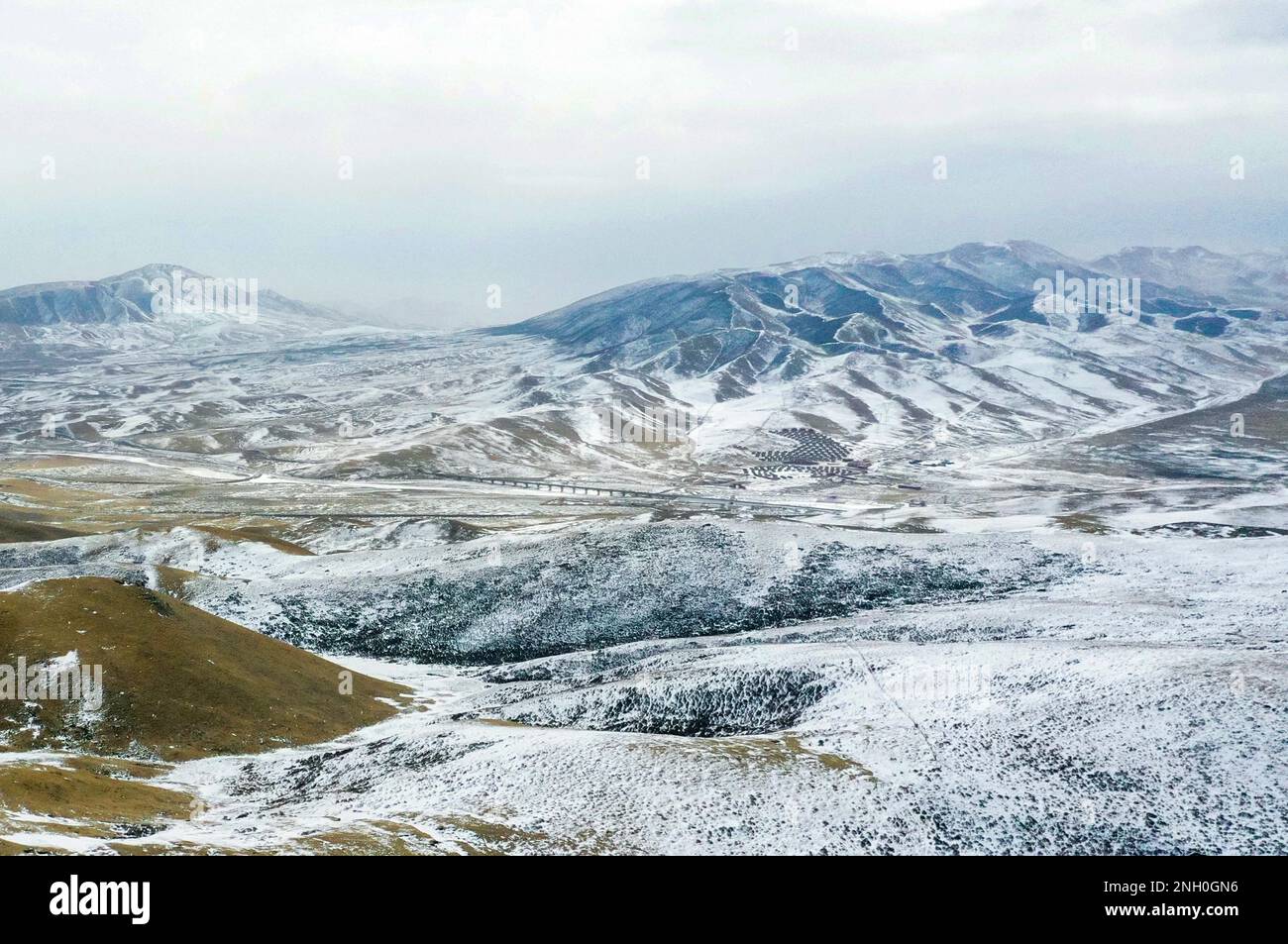 **CHINESE MAINLAND, HONG KONG, MACAU AND TAIWAN OUT** Aerial photo ...