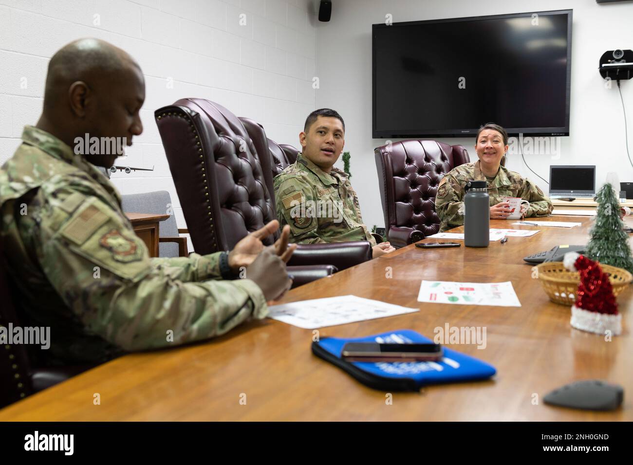 U.S. Air Force Capt. Rodney Brown, Staff Sgt. Philip Corbett and Senior ...