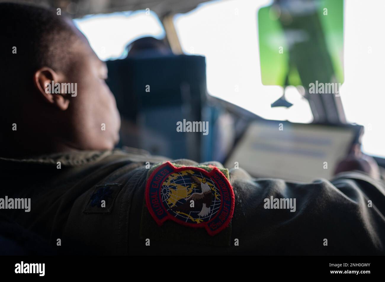 U.S. Air Force Lt. Col. Rob Moore, commander of the 15th Airlift ...