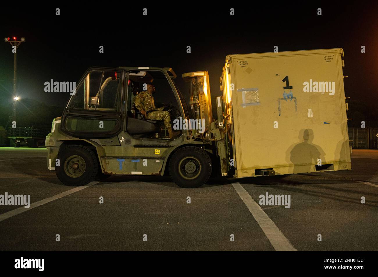Airman 1st Class Brad Lewis, 18th Logistics Readiness Squadron ground ...