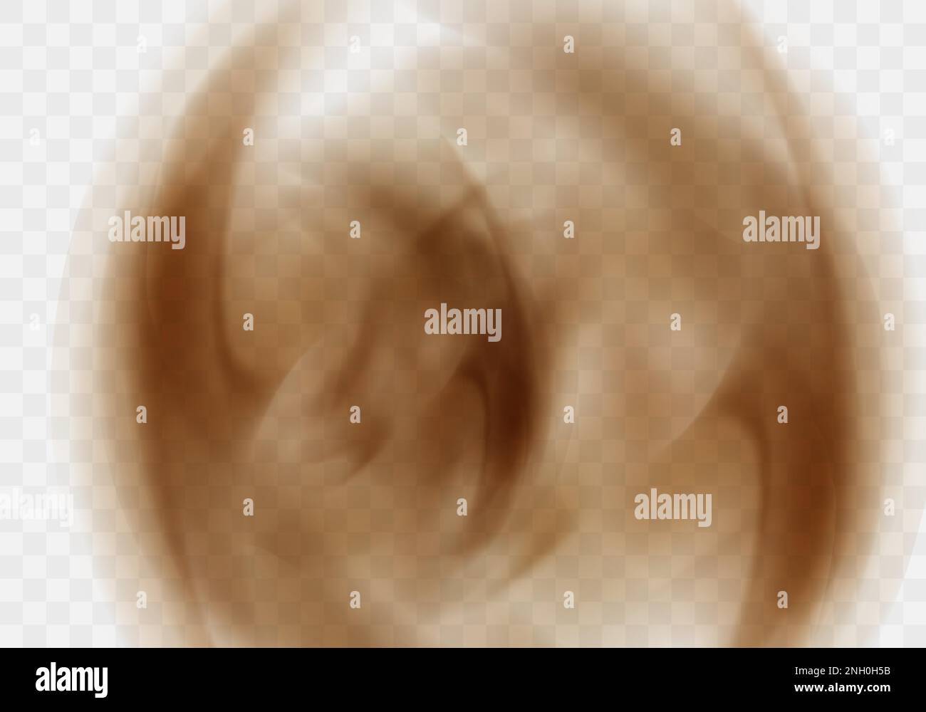 Desert sandstorm, brown dusty twisted or swirling cloud banner or dry ...