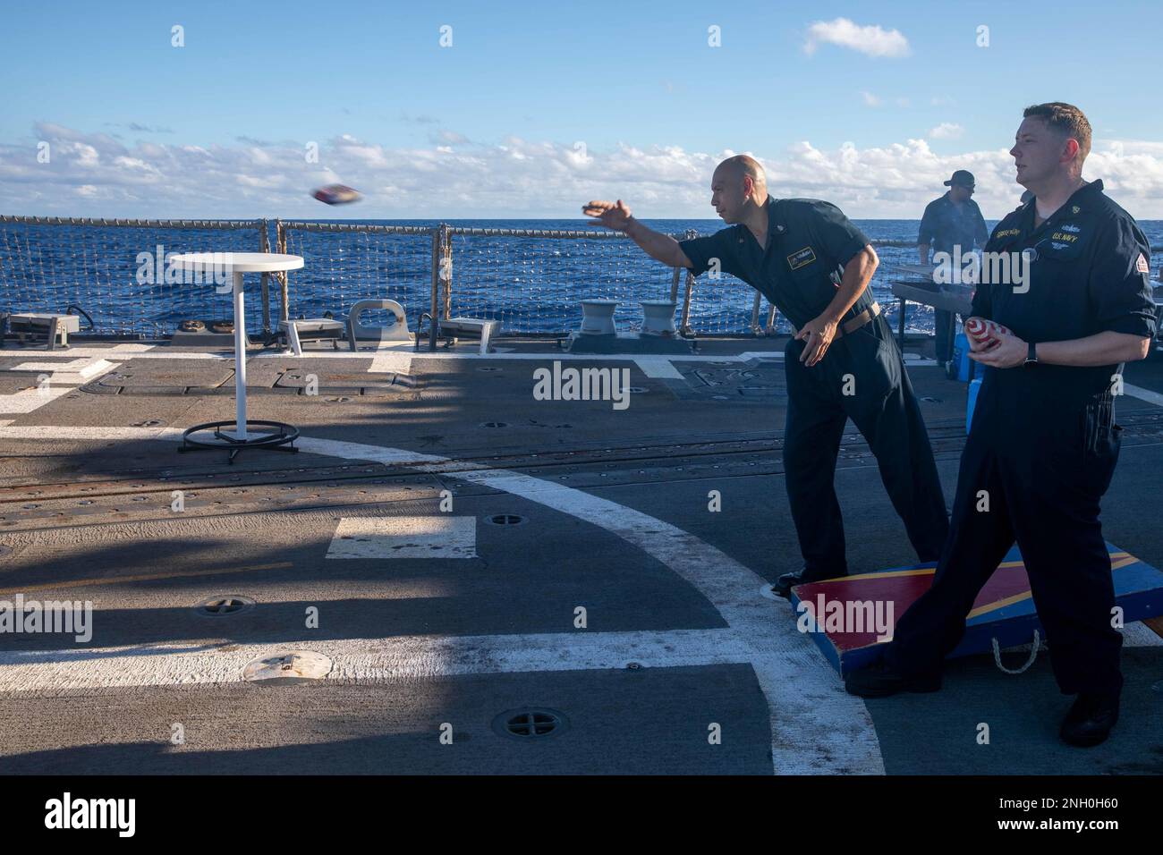 221204-N-XX566-1011 PACIFIC OCEAN (Dec. 4, 2022) – U.S. Navy Sailors ...