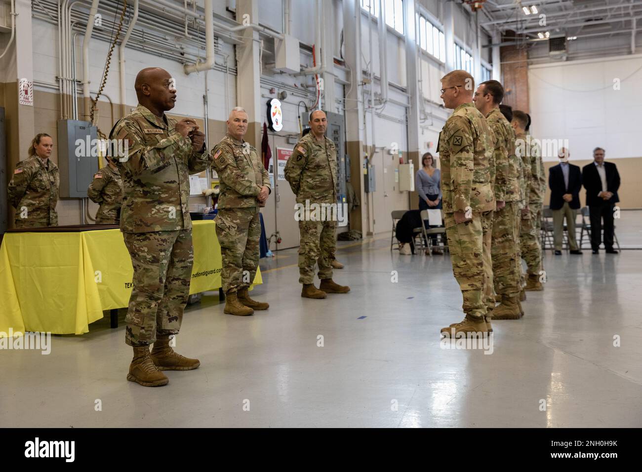National Guard Senior Enlisted Advisor Tony Whitehead visits Soldiers ...