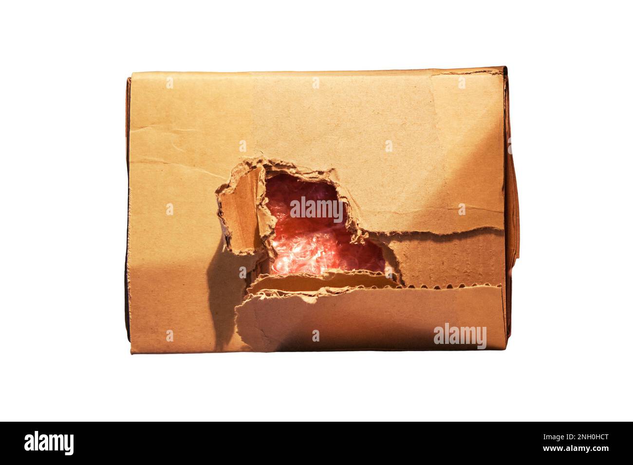 Stealing parcels and damaging the packaging of goods in the warehouse ...