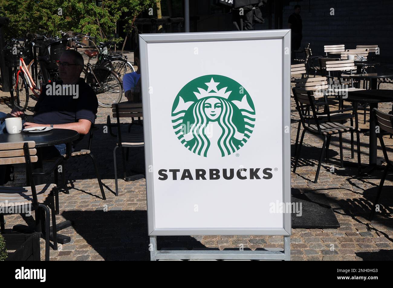 Copenhagen/Denmark 08.May 2018 American coffe chain Starbucks coffee ...