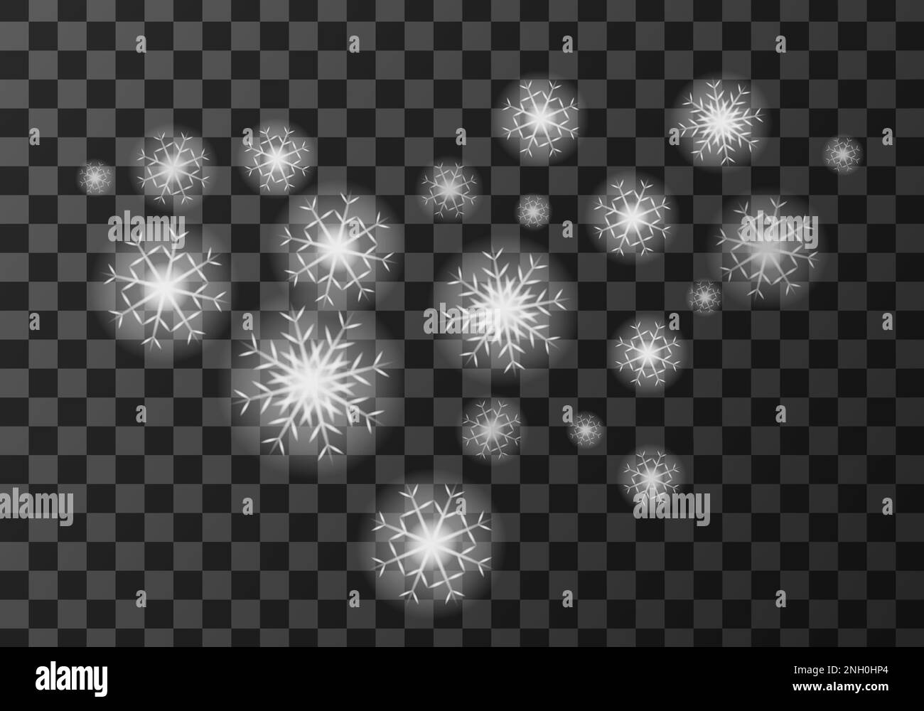 White snow flakes weather meteo icon vector illustration. Realistic ...
