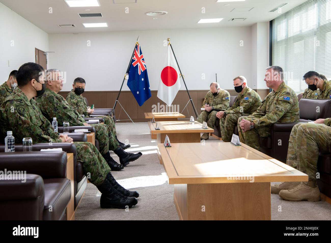 From left, Lt. Gen. Tadao Maeda, Commanding General, Ground Component ...